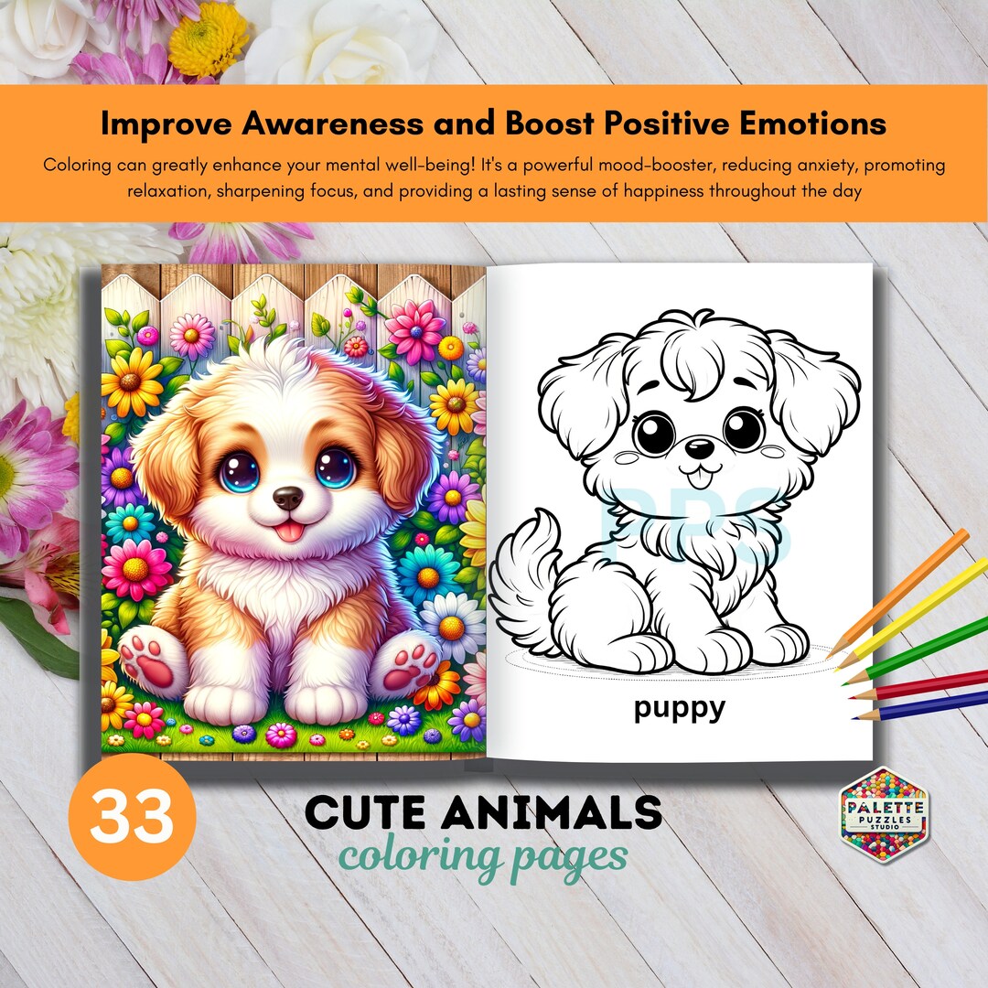 33 Cute Baby Animals Coloring Pages, Printable Animal Coloring for Kids ...