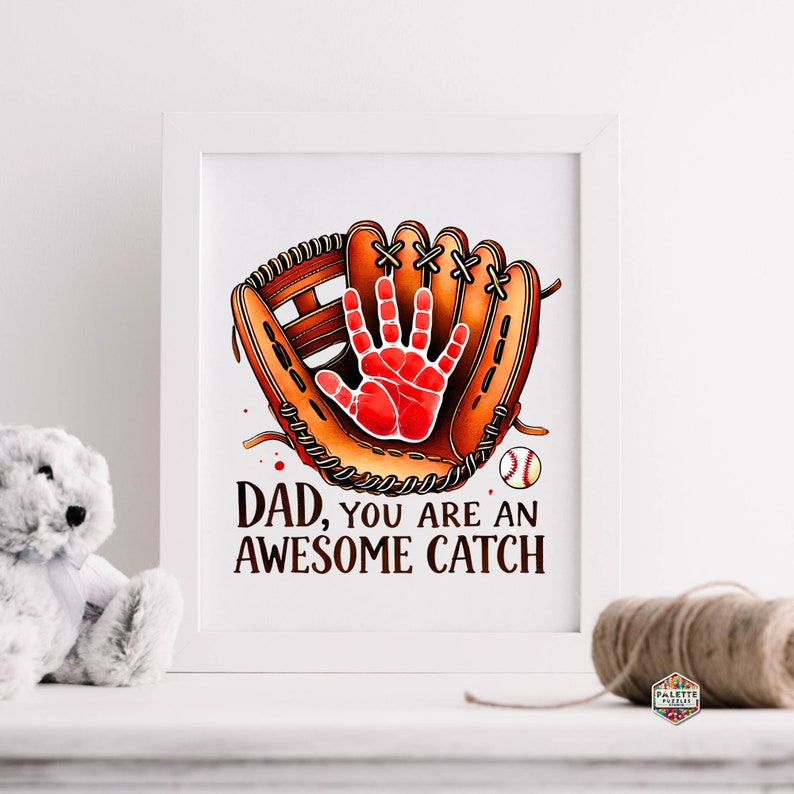 Father's Day Handprint Keepsake Art | Fathers Day Printable Card ...