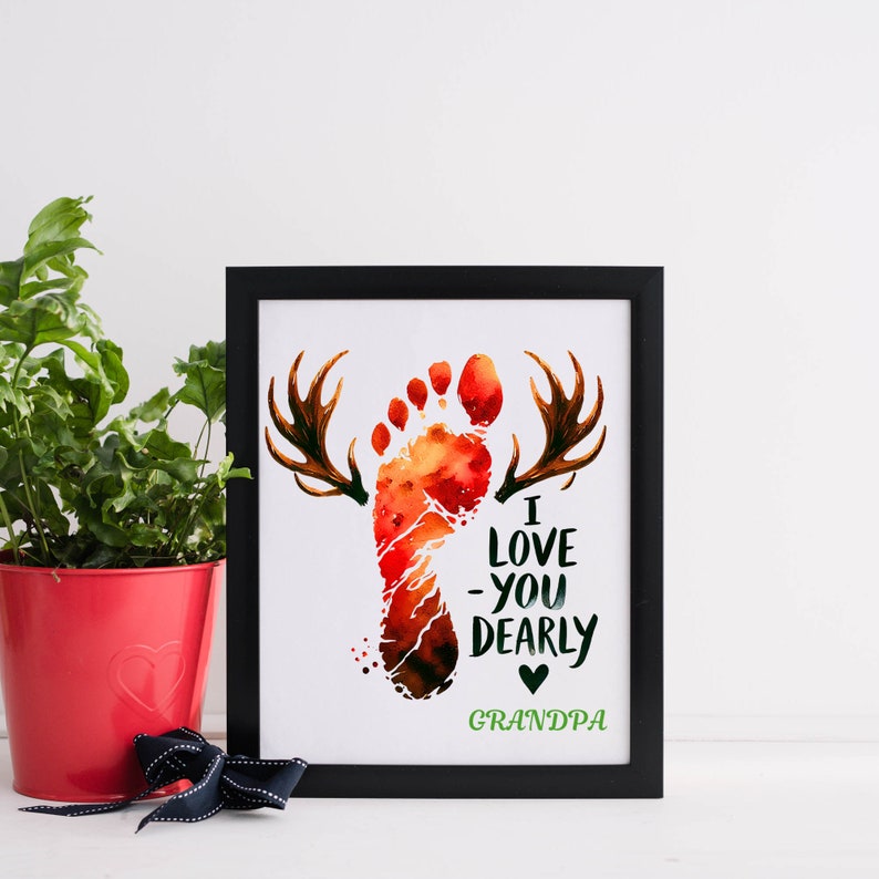 Father's Day Handprint Keepsake Art | Fathers Day Printable Card ...