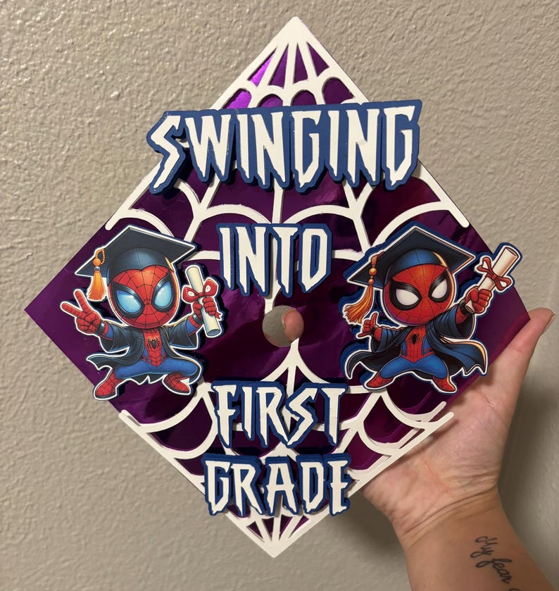 Swinging Into … Grade Graduation Cap Topper - Etsy
