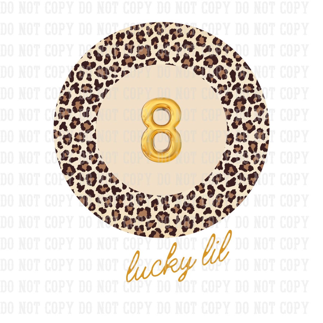 Custom Leopard 8 Ball PNG - Etsy