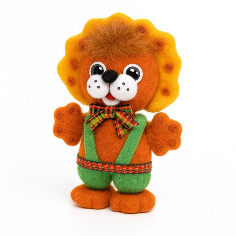 Lion Cub Soft Toy Pattern, Plush Toy Tutorial, Digital Printable ...