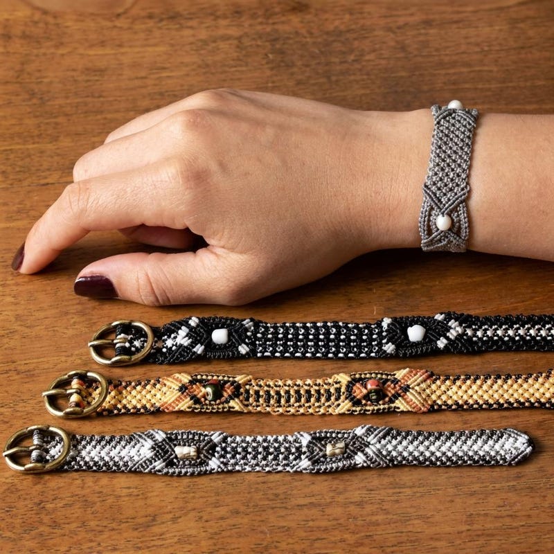 Diy Bracelet Macrame Kits - Etsy