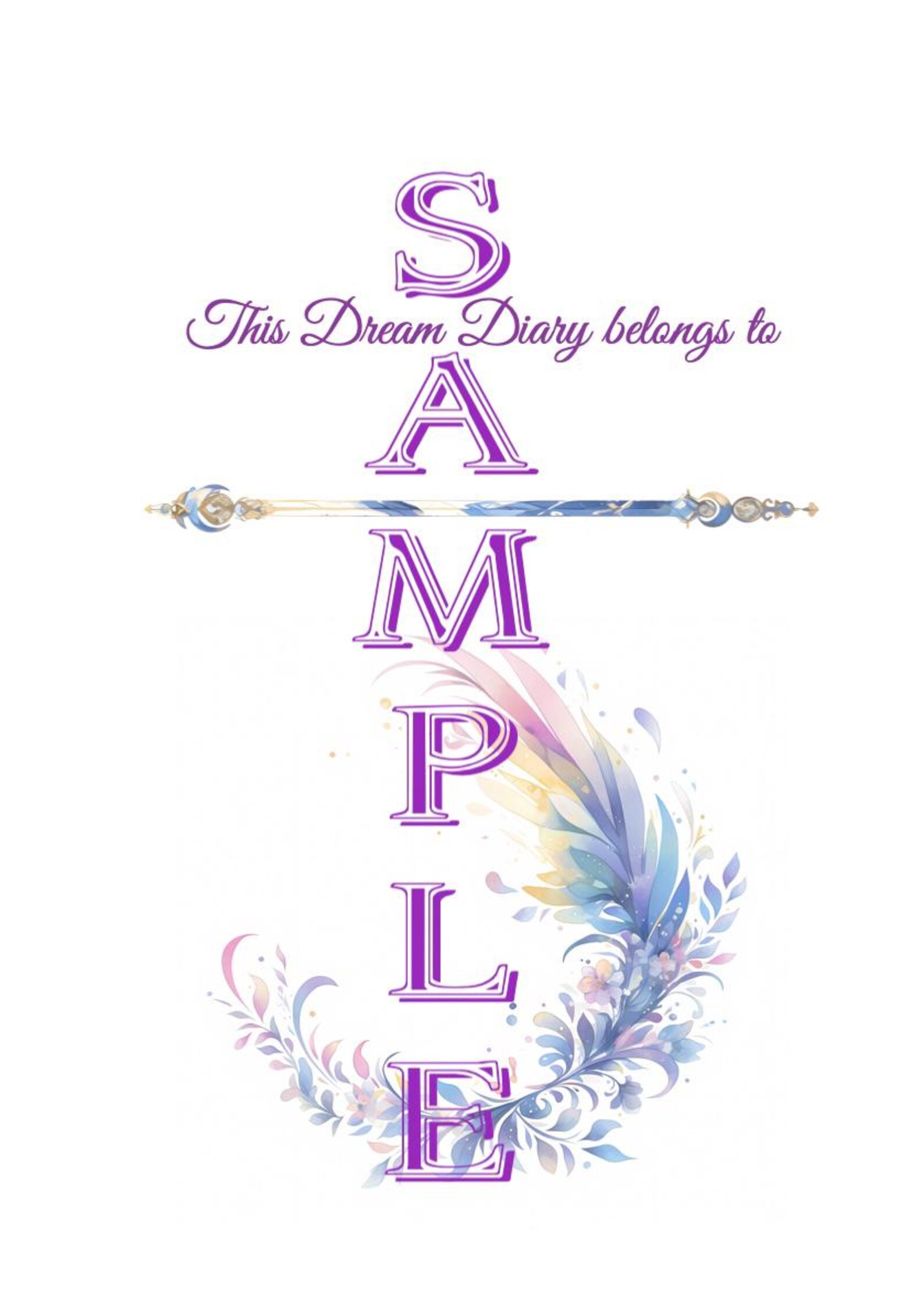 A4/A5 Dream Diary Pages, Printable Dream Diary, Printable Dream Diary ...