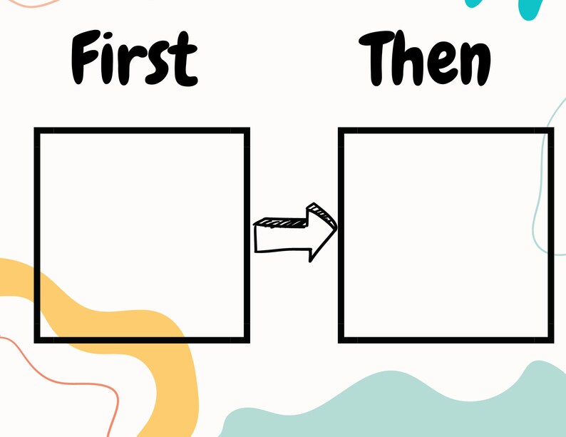 Variety of first/then Visual Schedules ABA Stimuli ABA Stimuli Premack ...