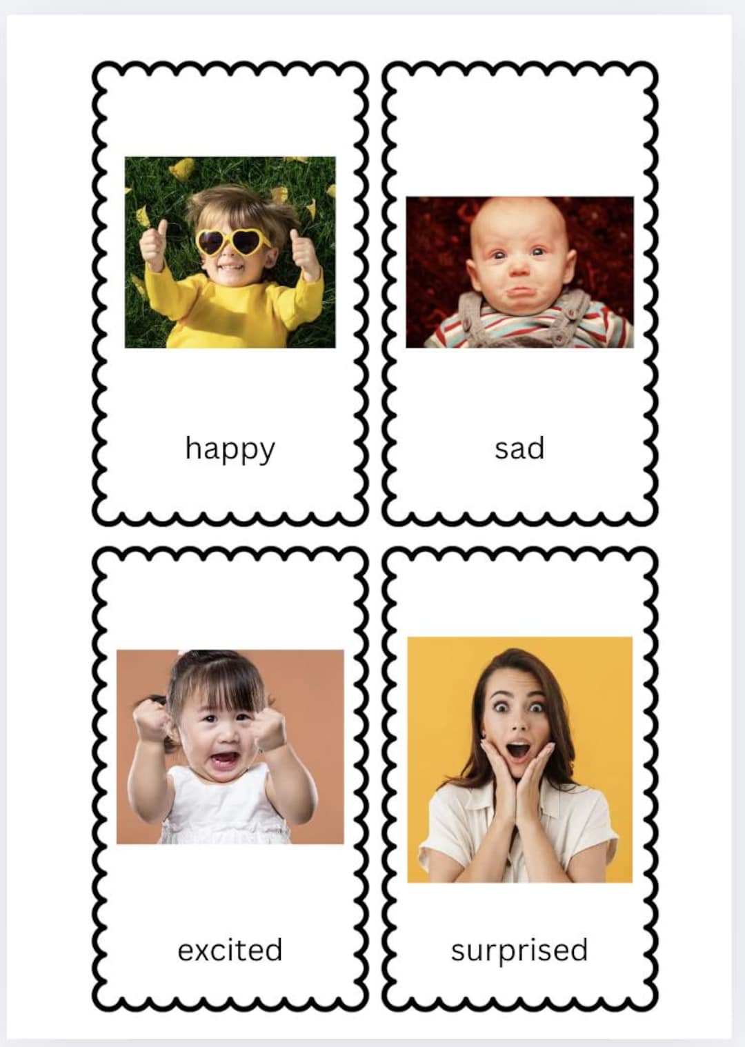 Emotions & Regulation Toolkit for Kids: Visual Stimuli, Emotion ...
