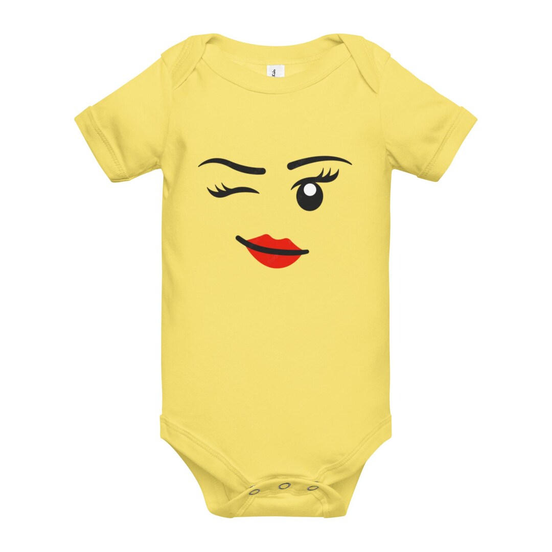Lego Wink Face - Onesie - Etsy