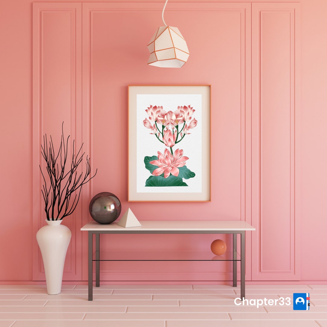 Beautiful Floral Printable Wall Decor - Etsy