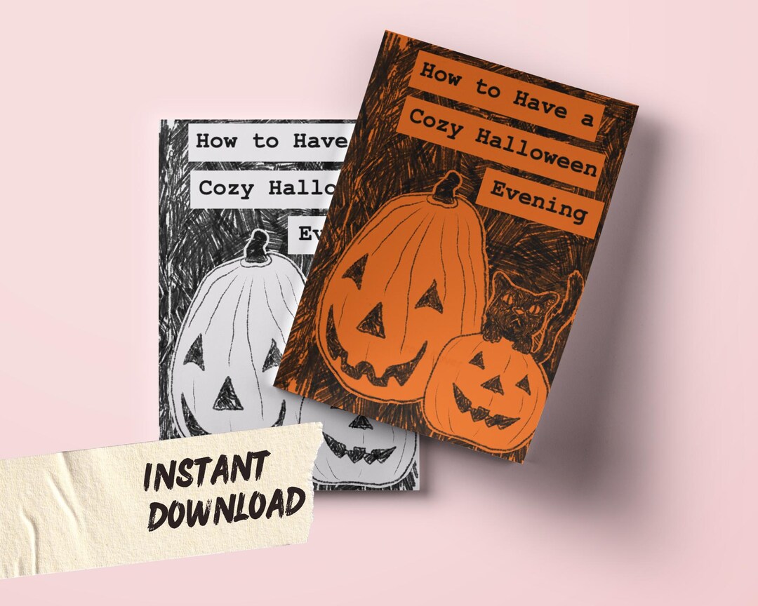 PRINTABLE Halloween Zine | Cozy Party Planning | Spooky Season | Arts ...