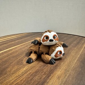 Cute Sloth Stanley Straw Topper - Adorable 3D Printed Decor - Designed ...