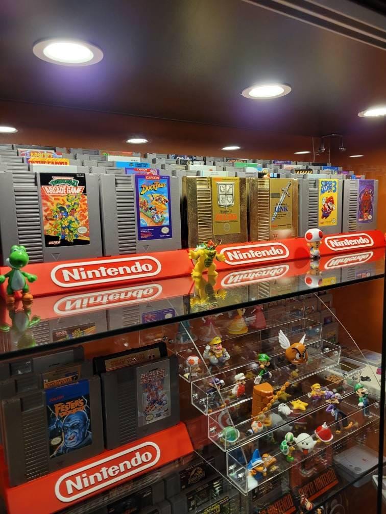 Retro NES Game Display Rack – Show off Your Collection in Style! - Etsy