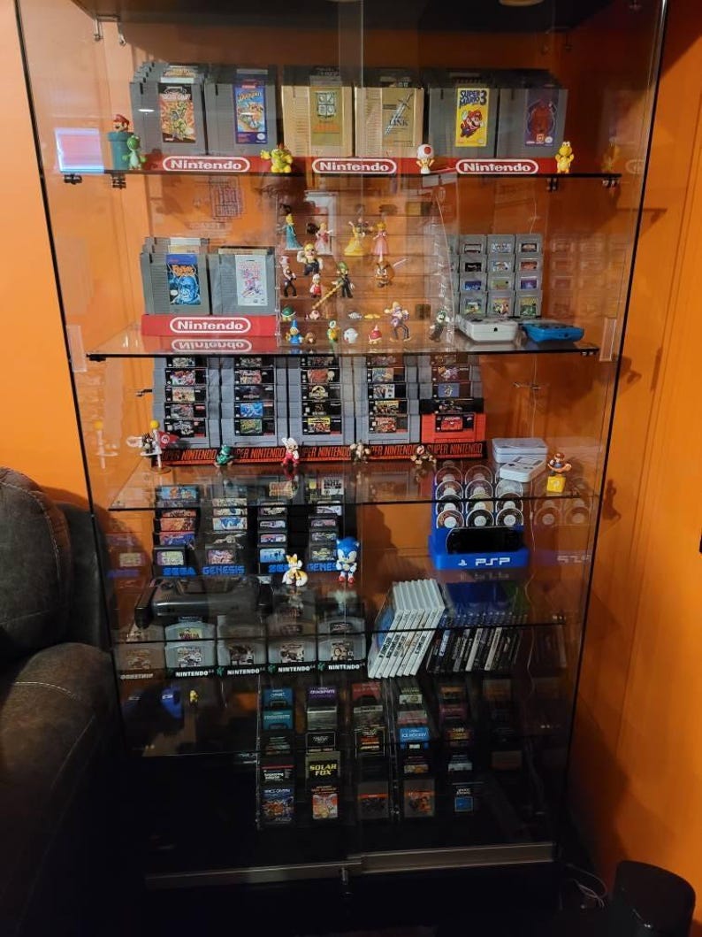 Retro NES Game Display Rack – Show off Your Collection in Style! - Etsy