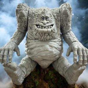 Unique Articulating Rock Biter Collectible | Never Ending Story ...