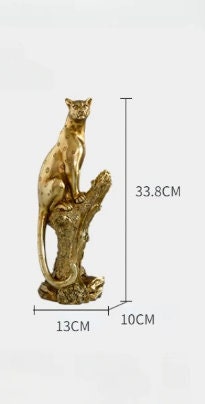 Creative Resin Leopard Statue Perfect for Any Home or Office Space - Etsy