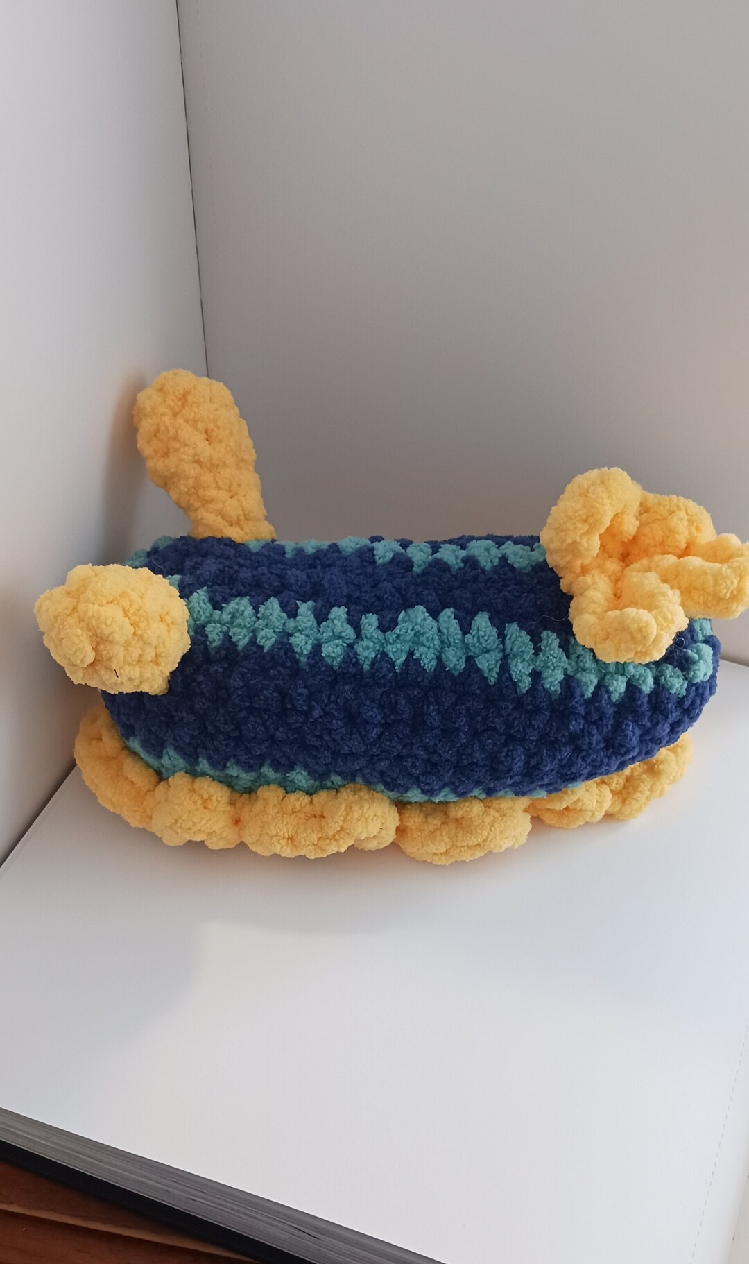 Amigarumi Sea Slug/nudibranch striped 9-inches - Etsy