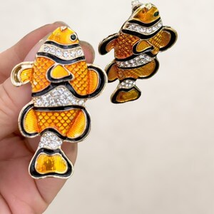 Cartoon Cute Clownfish Earrings for Women - Fun and Playful Jewelry ...