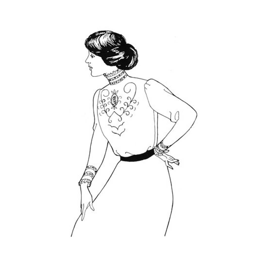 Past Patterns 0403 - Edwardian Simple Lingerie Blouse Sewing Pattern ...