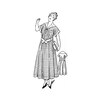 Past Patterns 8340 - 1920s House Dress Pattern Bust 38 B38 Montgomery ...