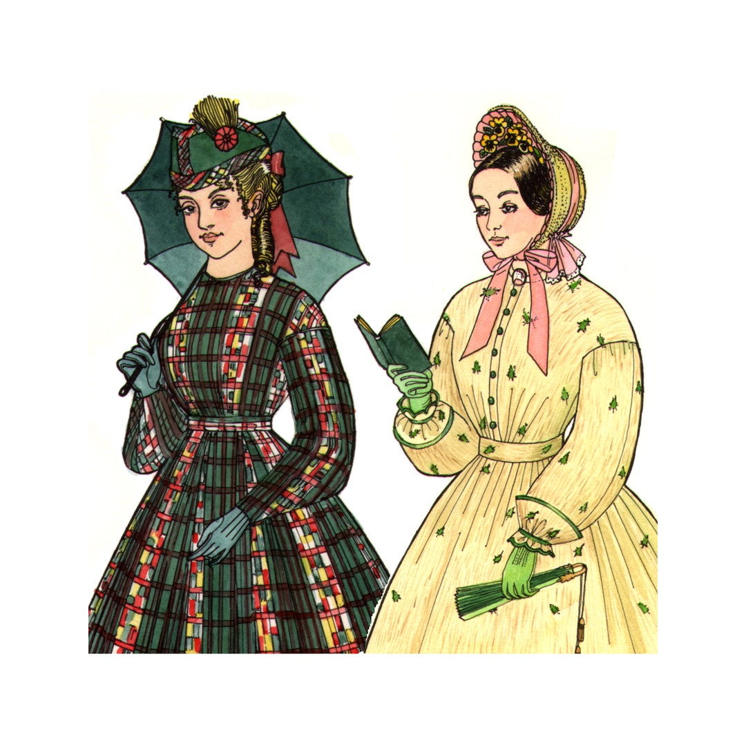 Past Patterns 0701 - Late 1850s Pleated Bodice Sewing Pattern Past ...