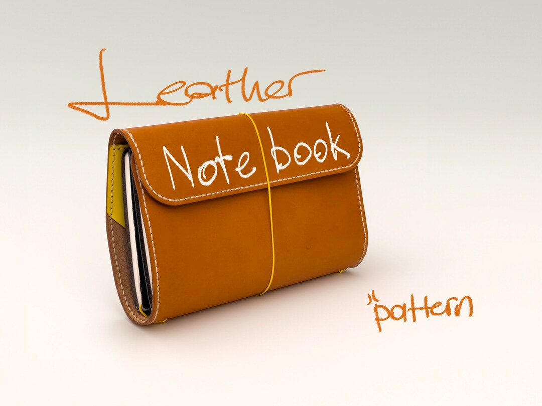 Leather Notebook Cover PDF Pattern: A5 Refillable Journal DIY - Etsy