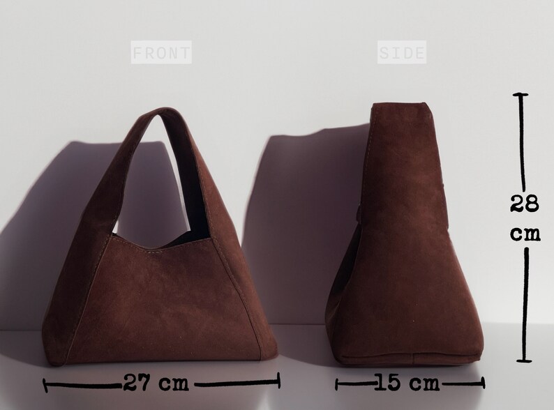 Leather Handbag Pattern Suede Mini Tote Leather PDF Pattern ...