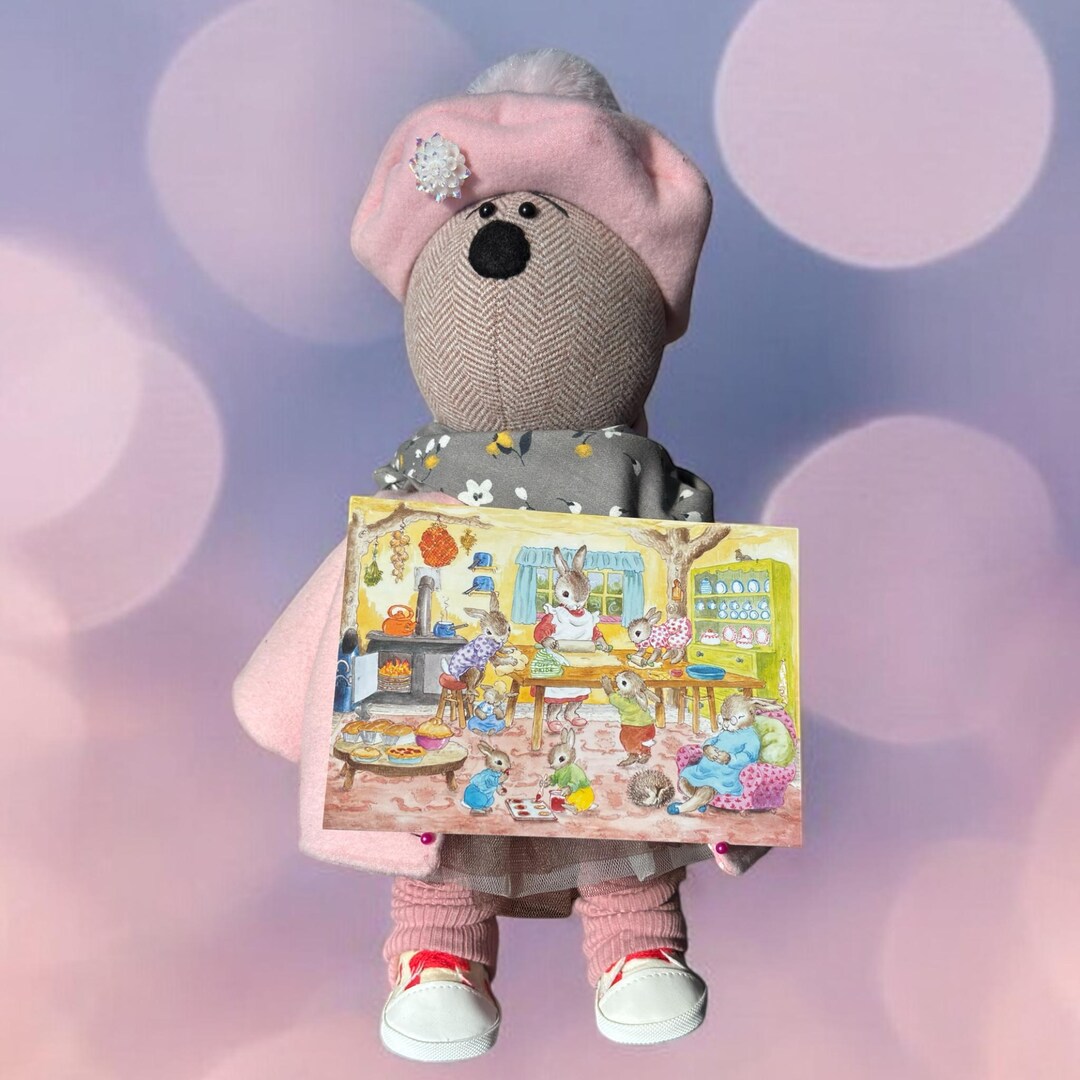 Mrs Bunnys Baking Day jean Gilder, TAURUS Art Cards - Etsy