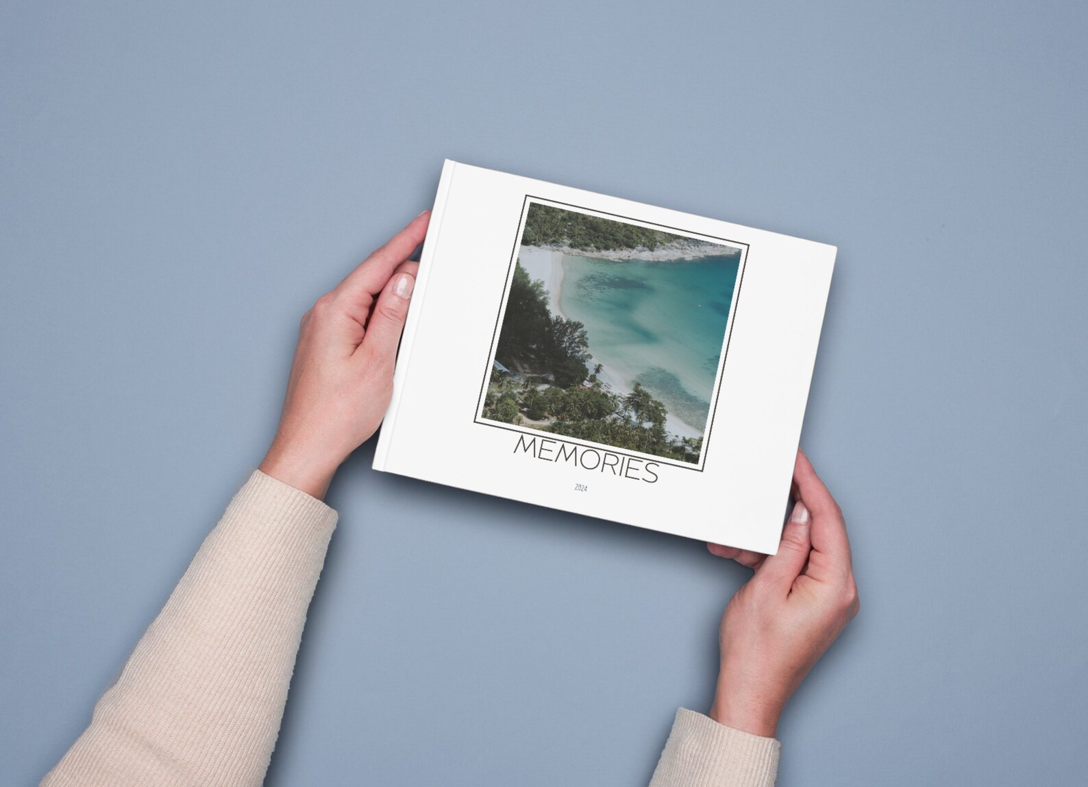 Travel Photo Book Template Printable Adventure Scrapbook Digital Canva ...