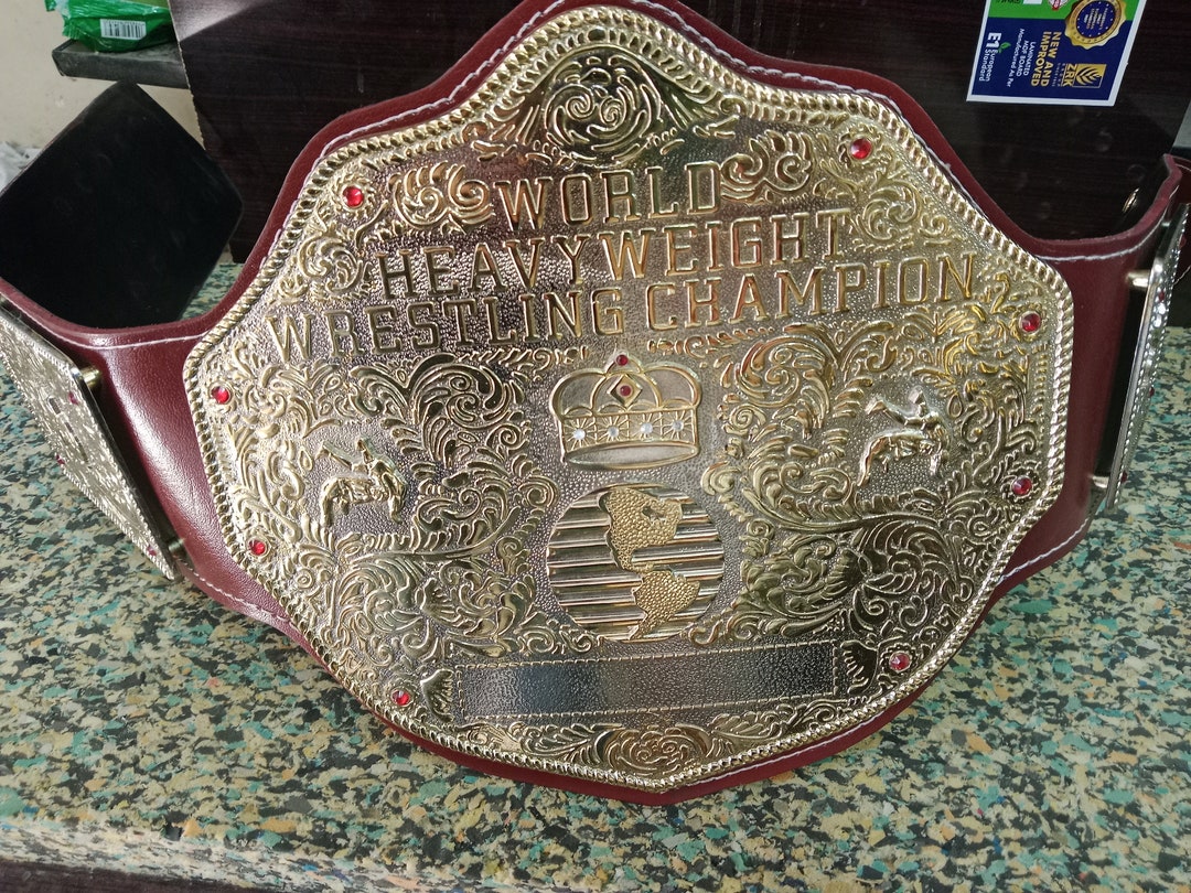 Customise World Undisputed Championship Wrestling Replica Title Belt ...