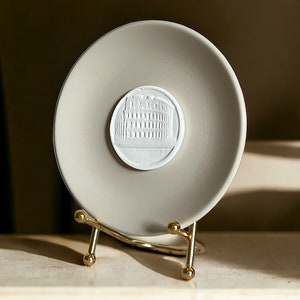 Decorative Plate With Intaglio, Rome Colosseum Roma Flavian ...