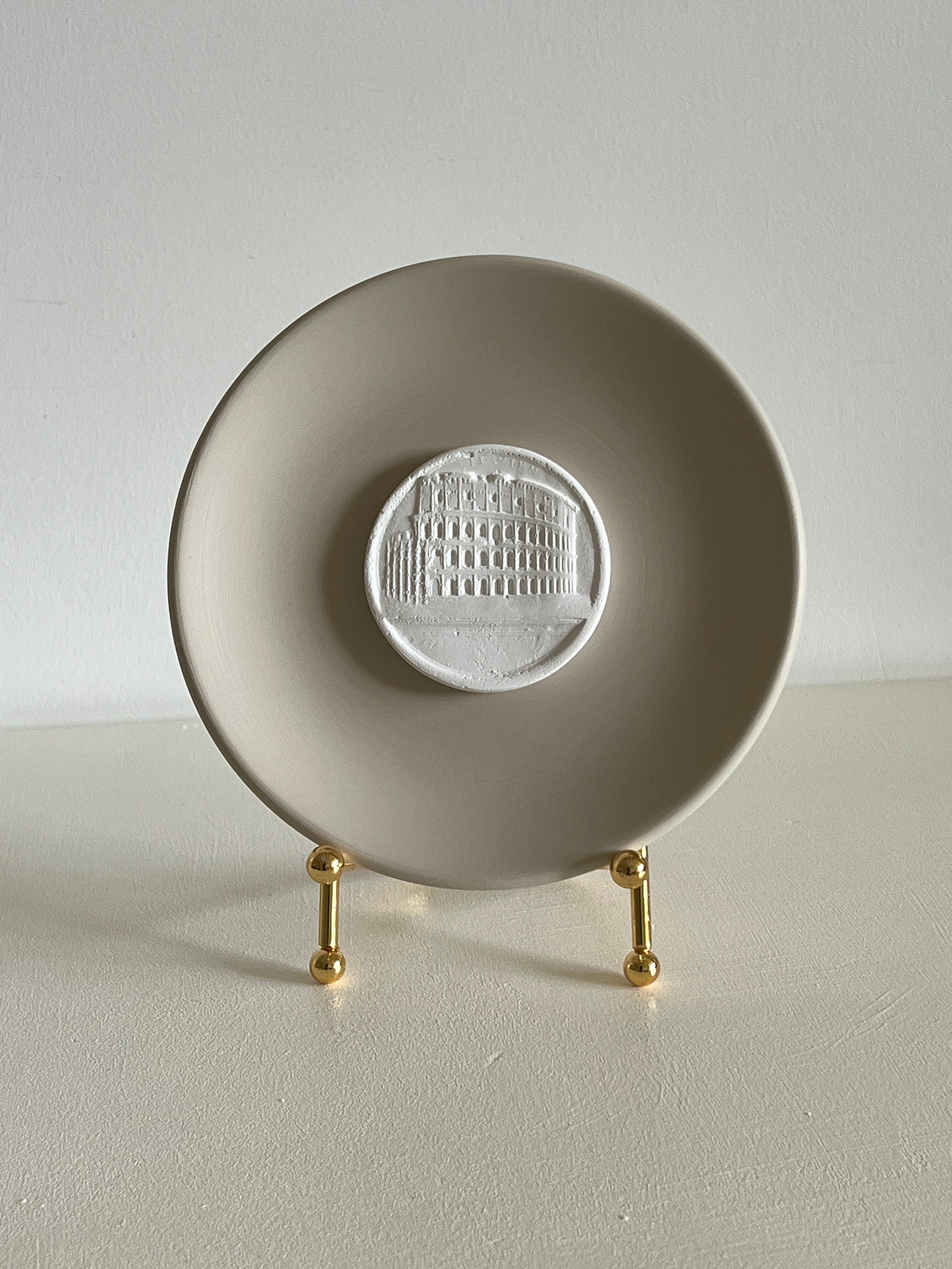 Decorative Plate With Intaglio, Rome Colosseum Roma Flavian ...