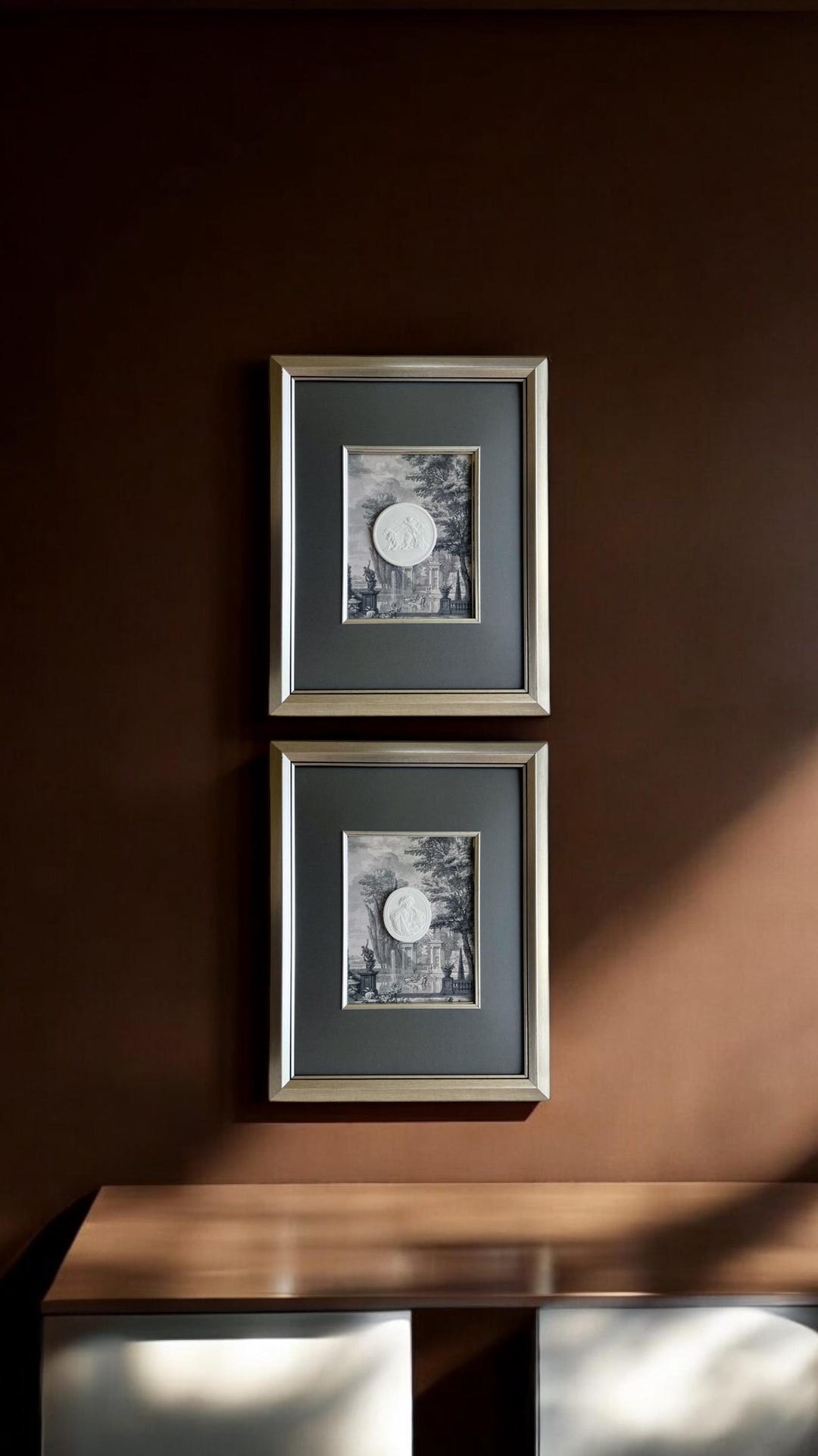 Intaglio Framed Art Set: Ancient Art Gallery Wall Decor - Etsy
