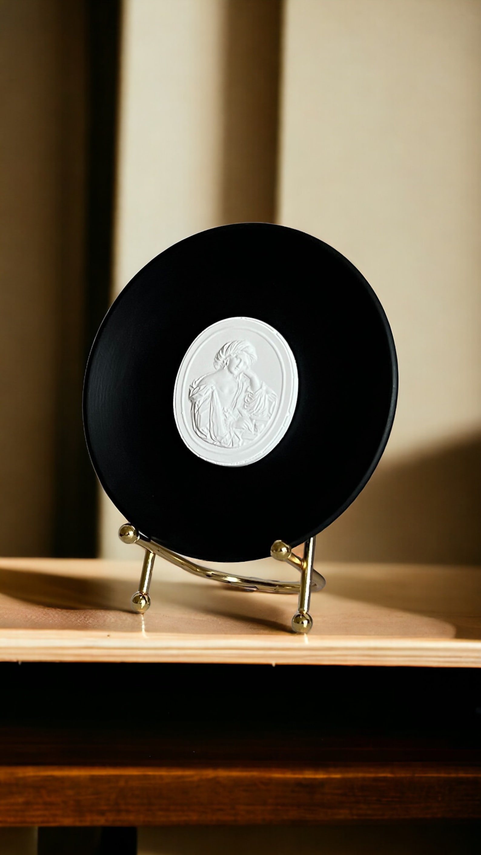 Handmade Intaglio Art Decor Plate - Ancient Art Plaster, - Etsy