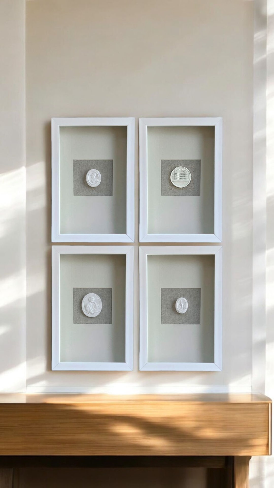 Intaglio Art Gallery Wall Set , Ancient Art Decor, Intaglio Art - Etsy