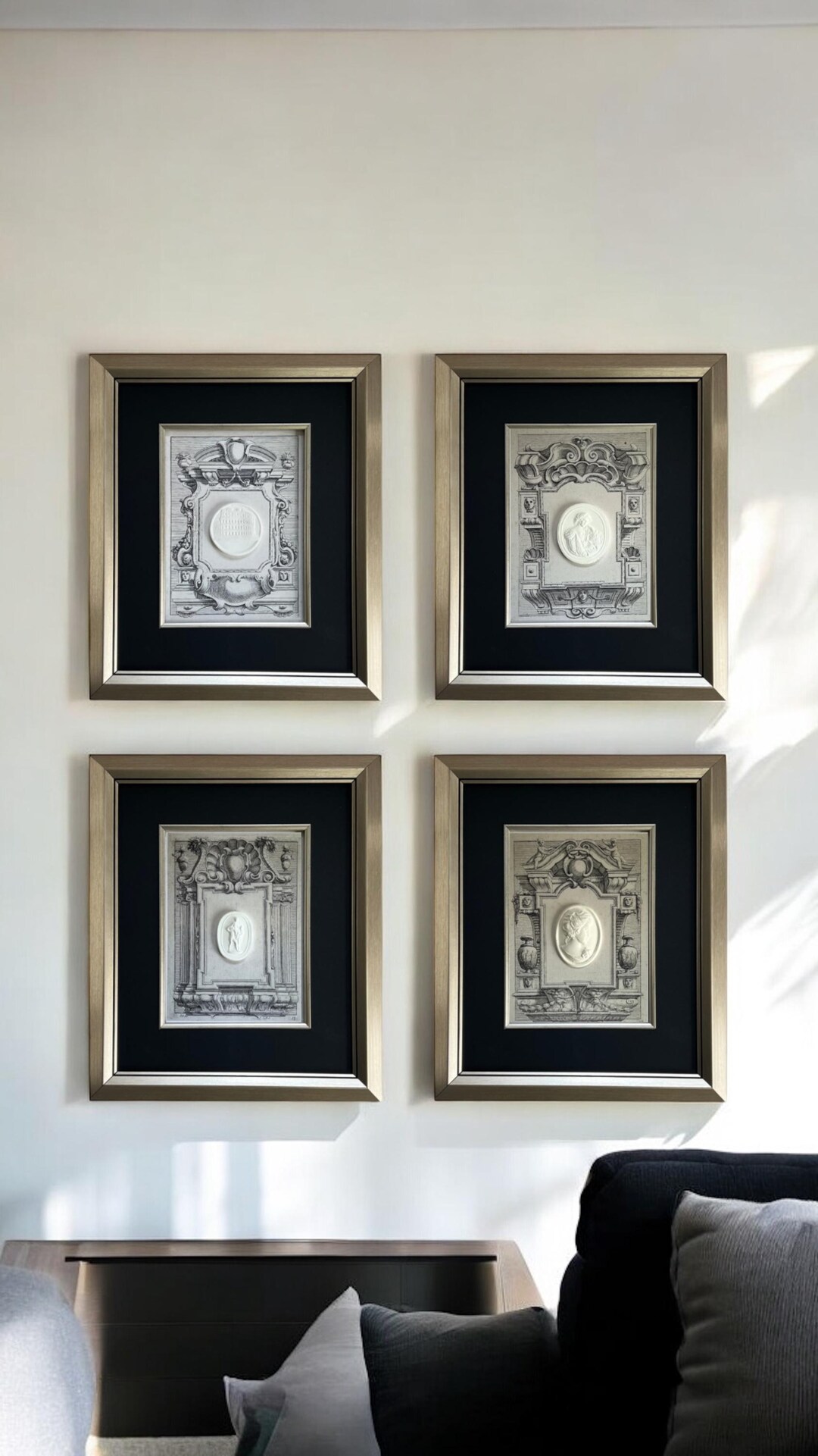 Intaglio Art Gallery Wall Set , Ancient Art Decor, Intaglio Art - Etsy