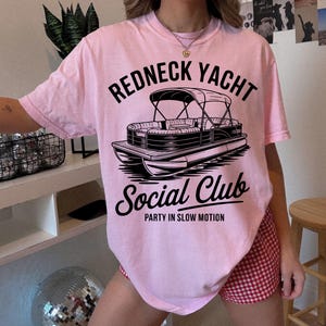 Redneck Yacht Social Club PNG: Pontoon Boat Design (digital Download ...