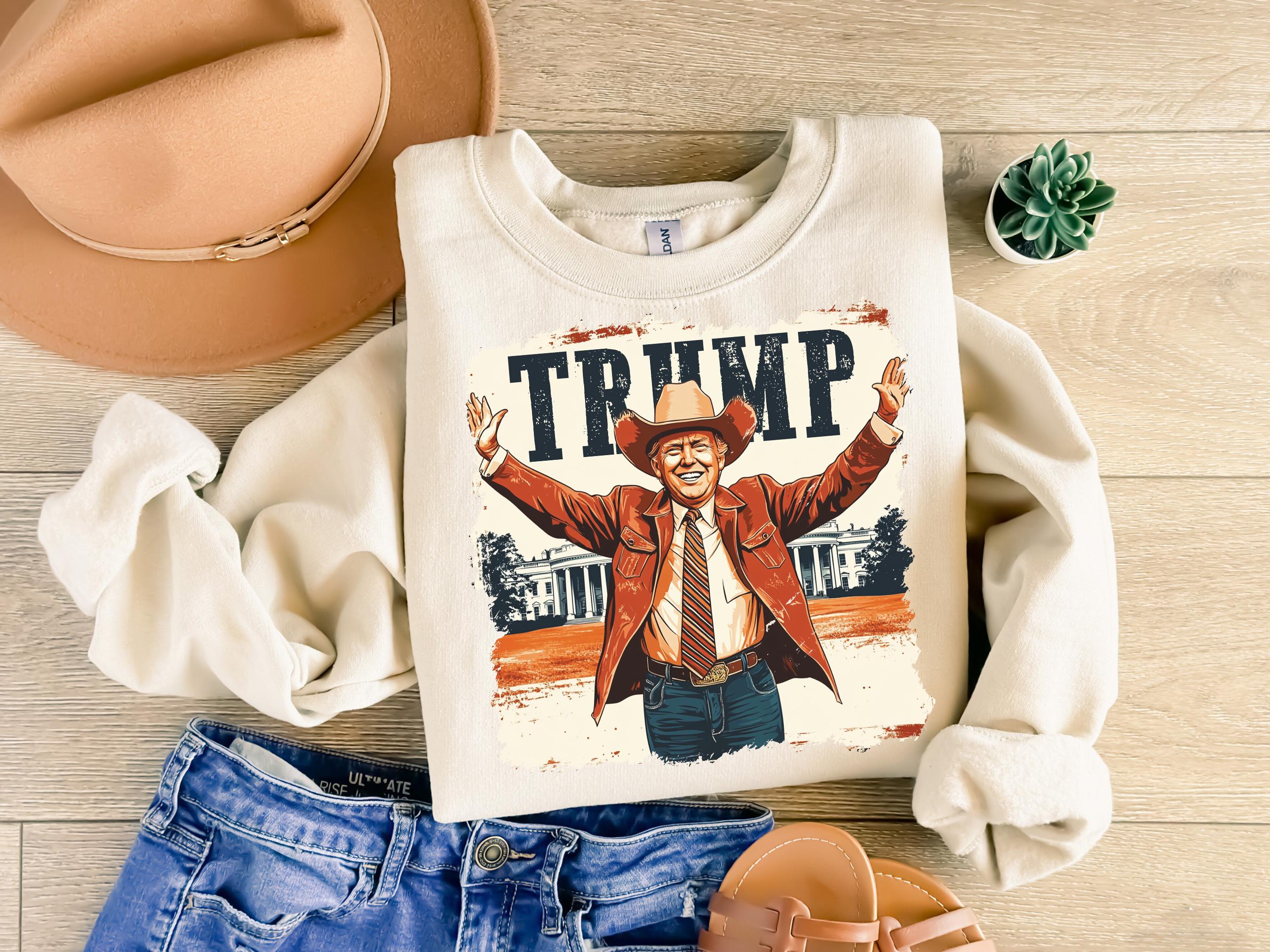 Cowboy Trump PNG, Western MAGA SVG (digital Download) - Etsy