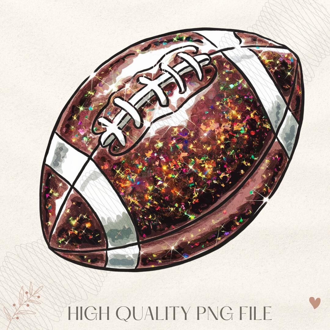 Football Png Glitter Football Disco Football Game Day Football Mama ...