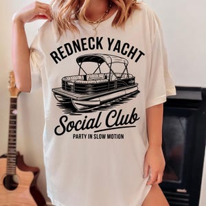 Redneck Yacht Social Club PNG: Pontoon Boat Design (digital Download ...