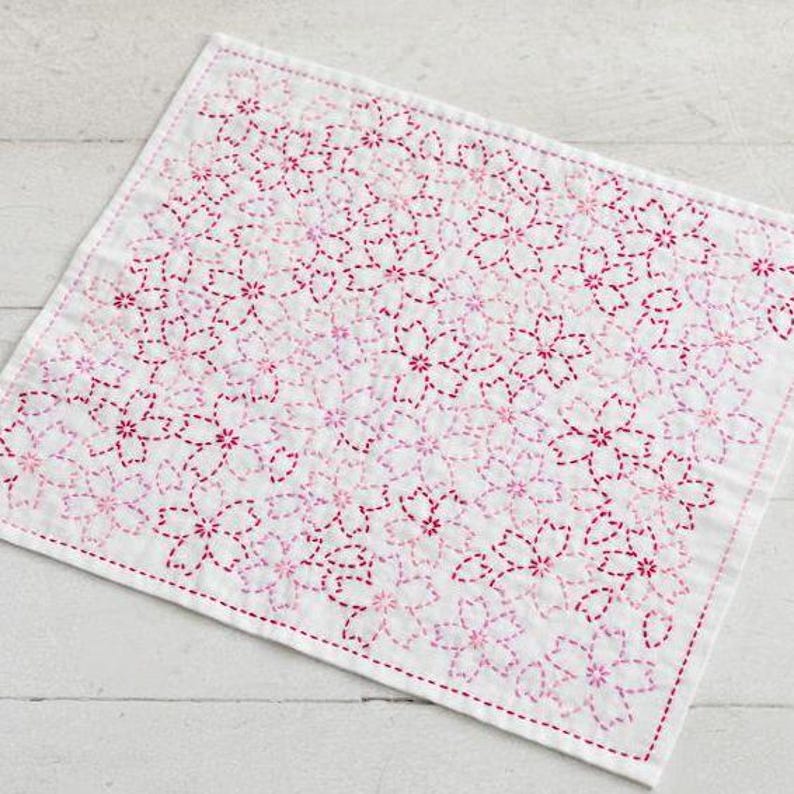Sashiko Cloth/kit Japanese Sashiko - Etsy