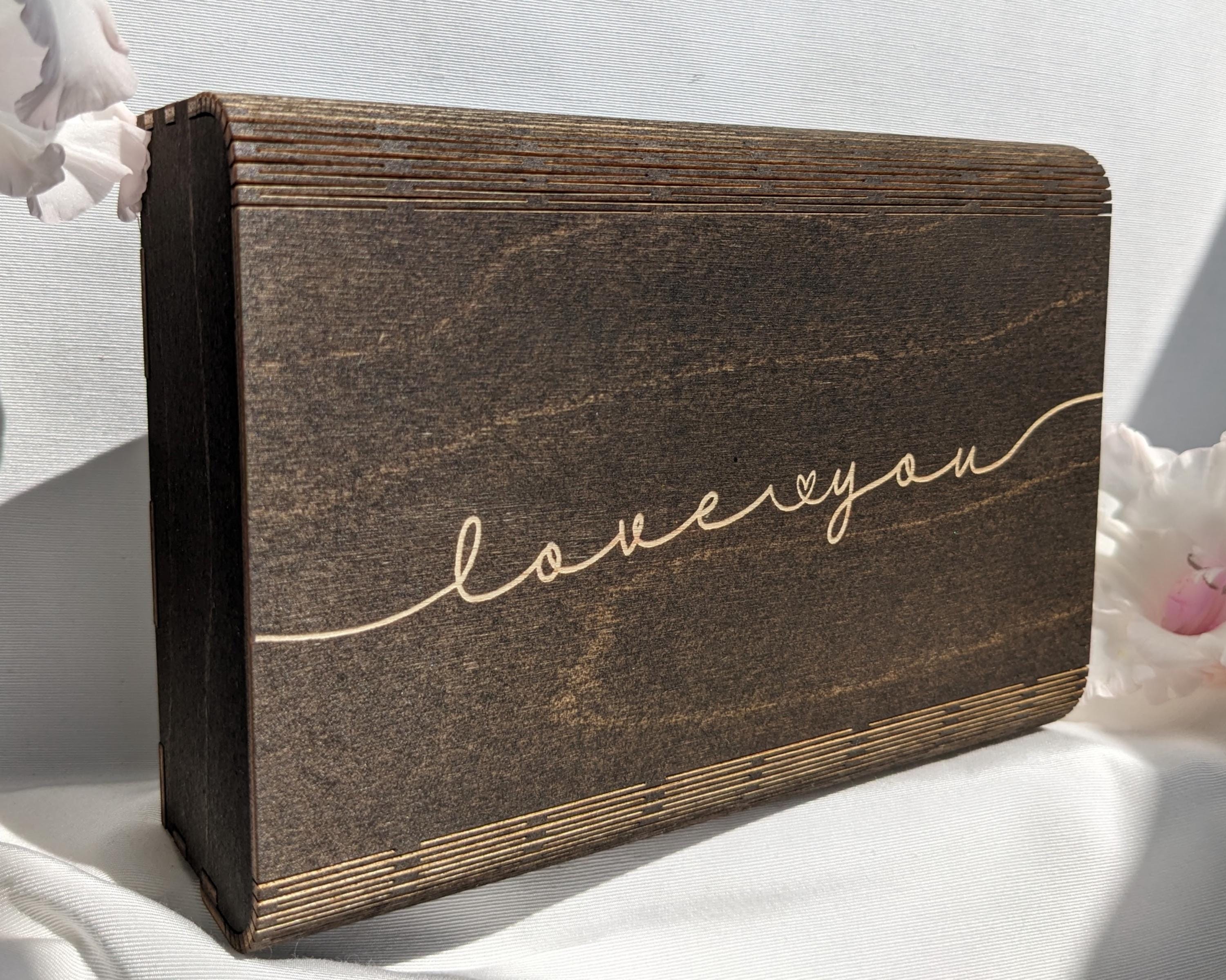 Love You Keepsake Box, Memory Box Anniversary Gift. Boyfriend Gift ...