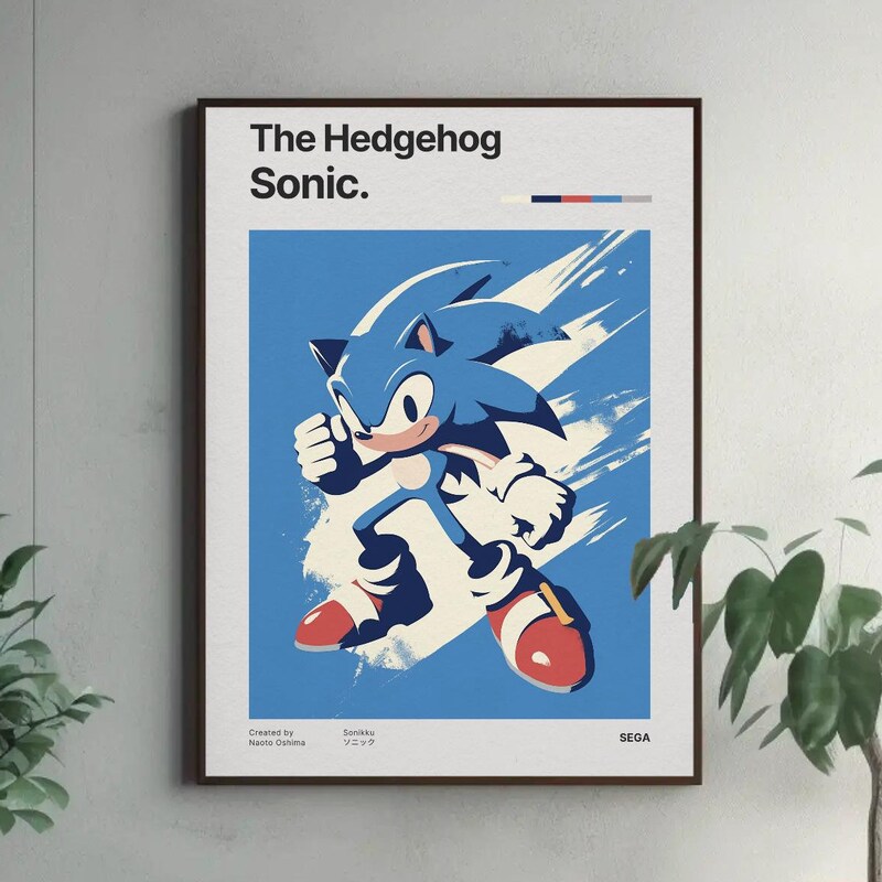 Sonic Poster - Etsy