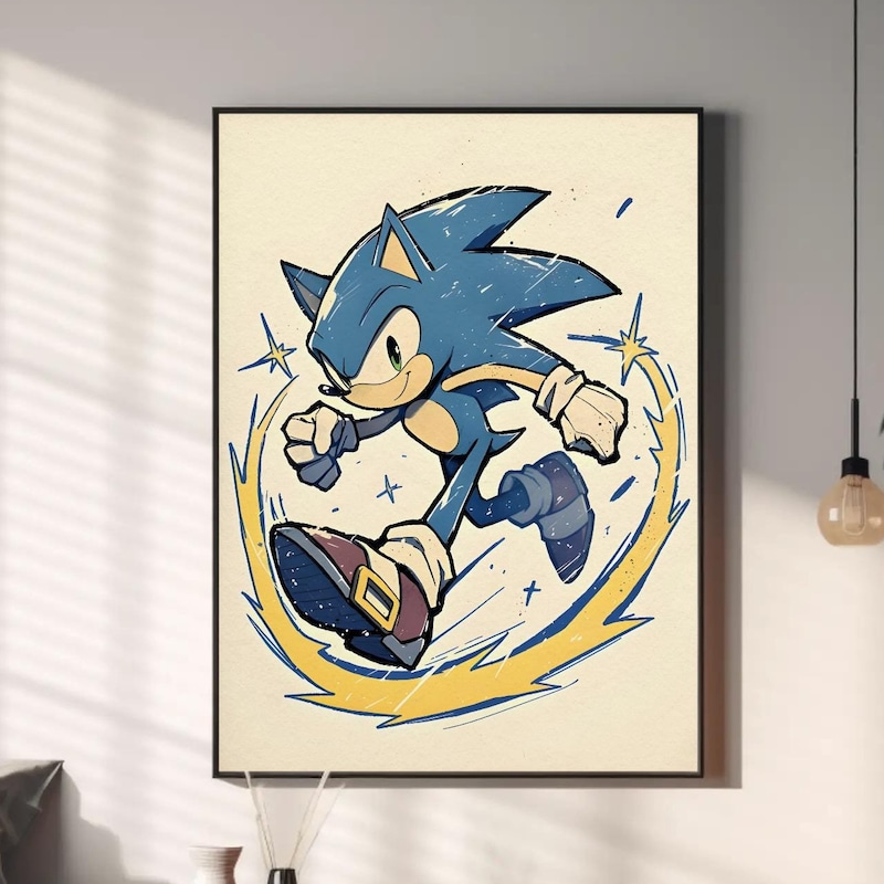 Sonic Poster - Etsy