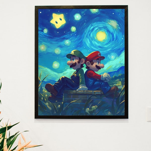 Super Mario Bedroom Decor - Etsy