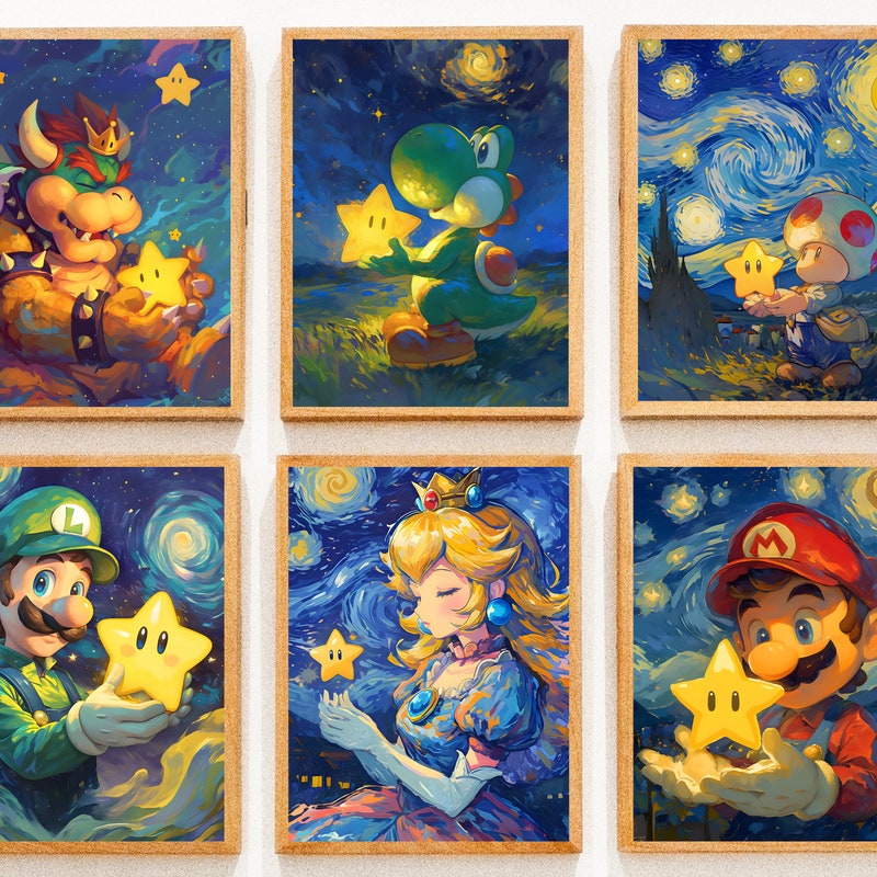 Super Mario Decor - Etsy