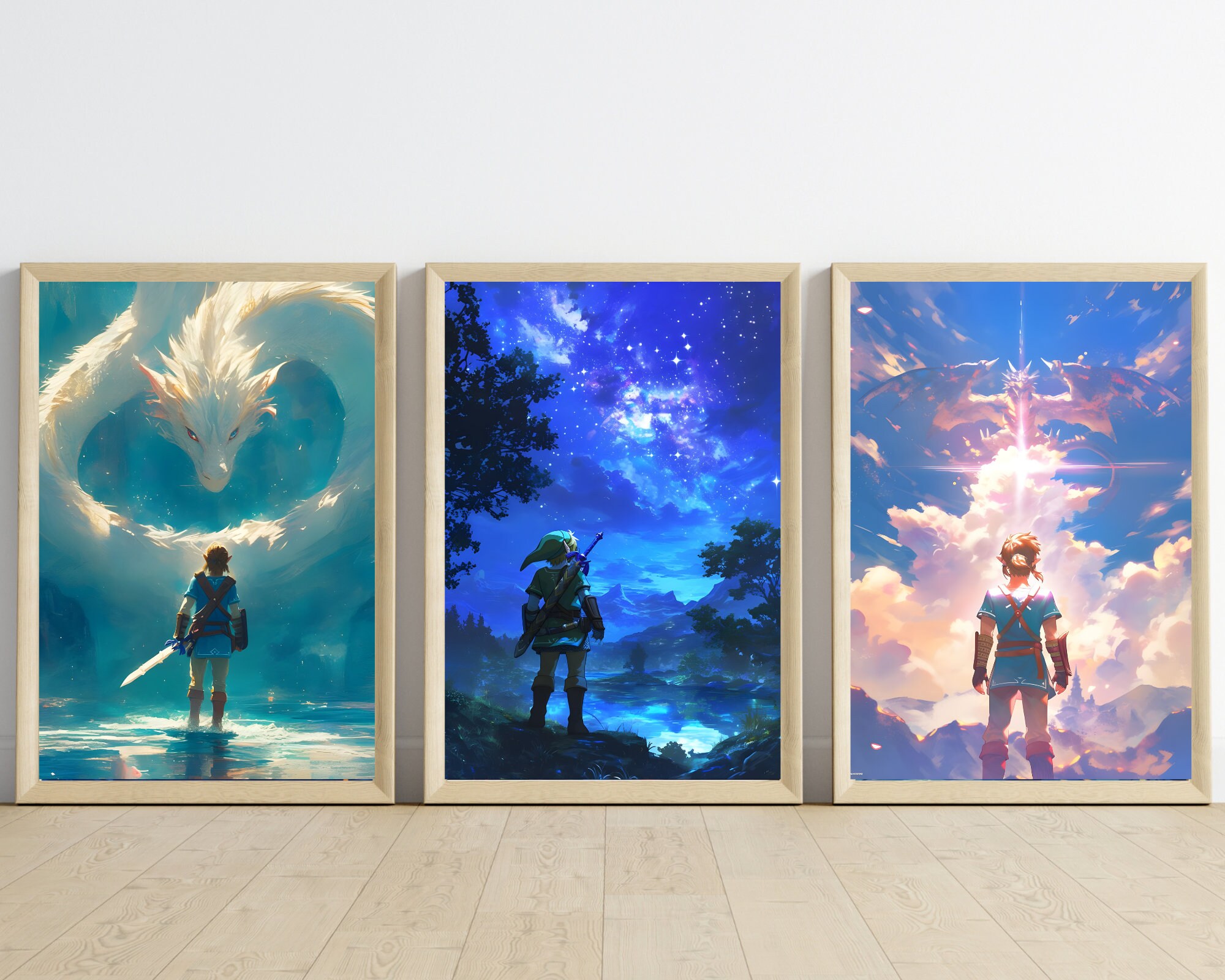 Link From Zelda Tears of the Kingdom, BOTW, Legend of Zelda, Dragon ...