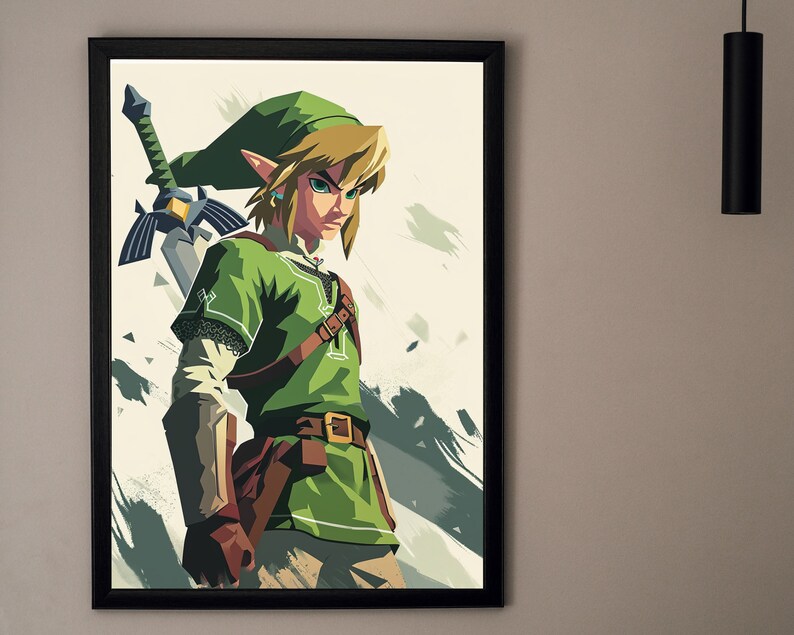 Link From Zelda Tears of the Kingdom, BOTW, Legend of Zelda, Dragon ...