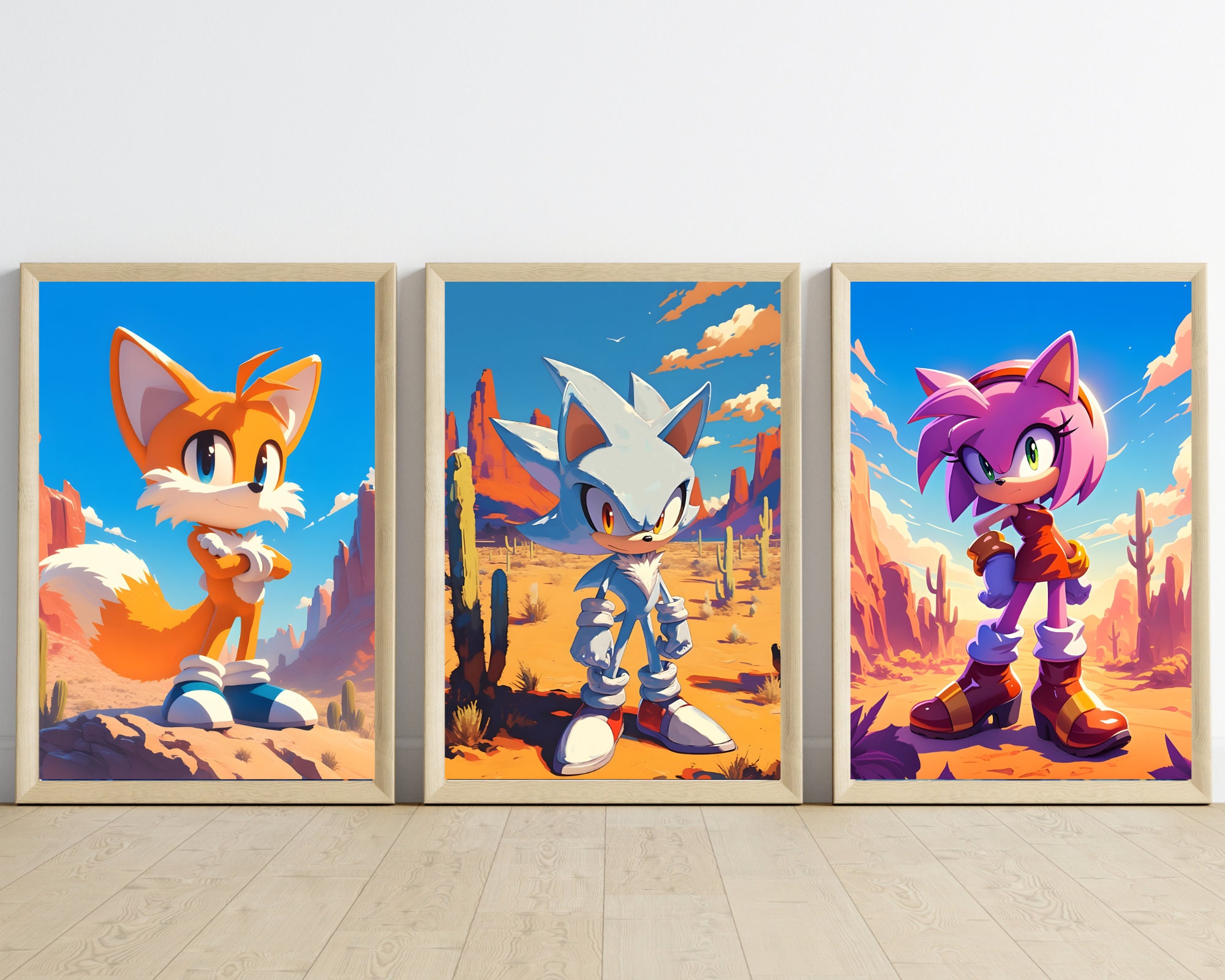Sonic the Hedgehog Poster, Knuckles Poster, Shadow Gaming Poster ...
