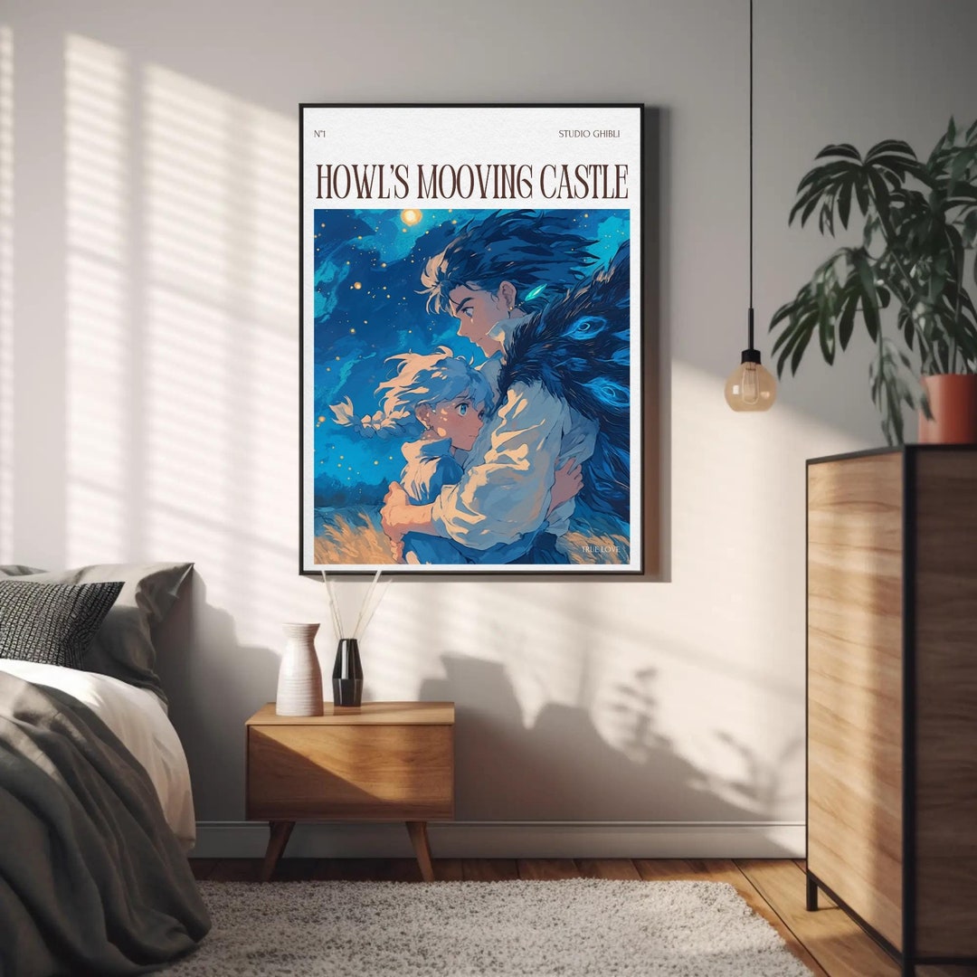 Howl's Mooving Castle Poster, Howl's Mooving Castle Magazine Cover ...