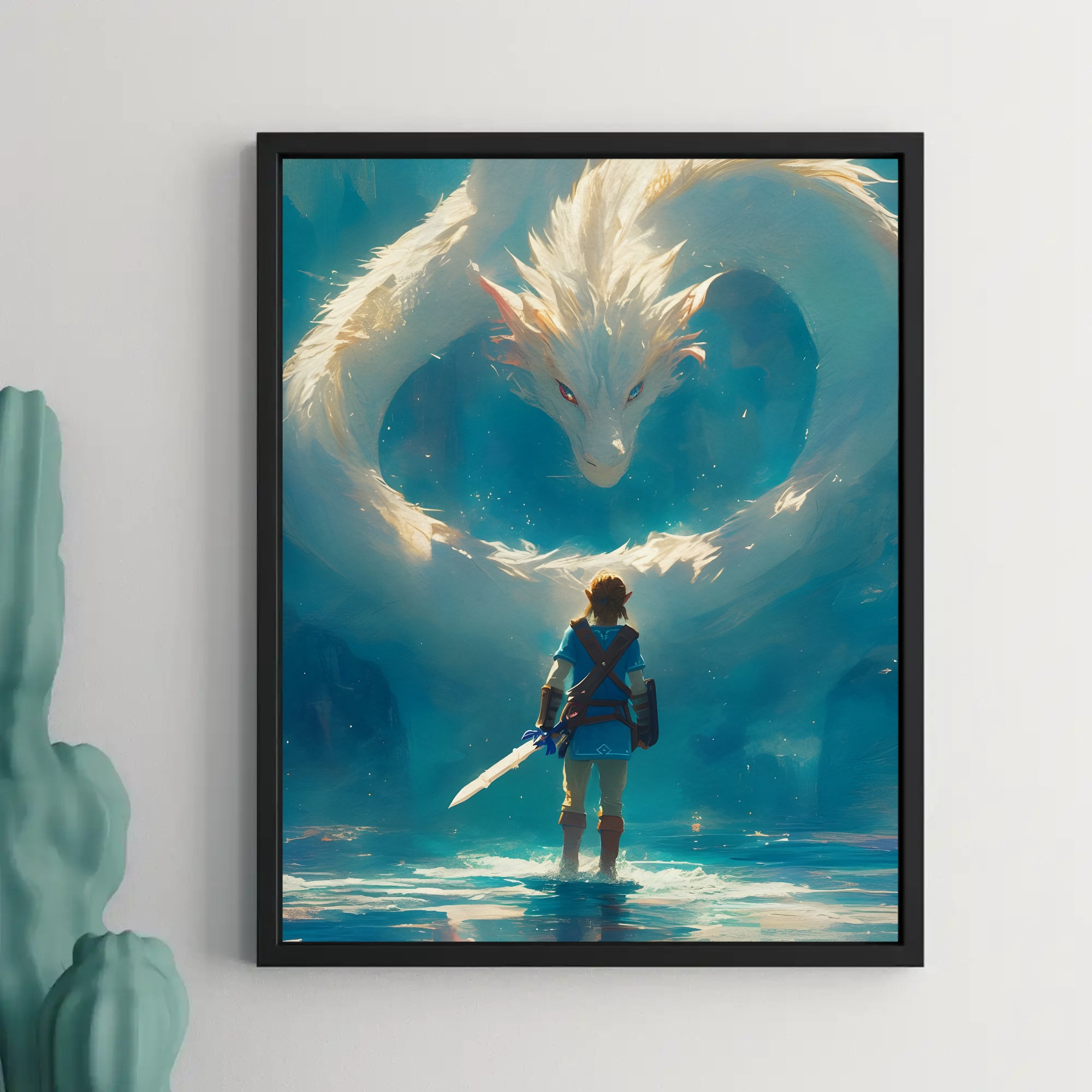 Link From Zelda Tears of the Kingdom, BOTW, Legend of Zelda, Dragon ...