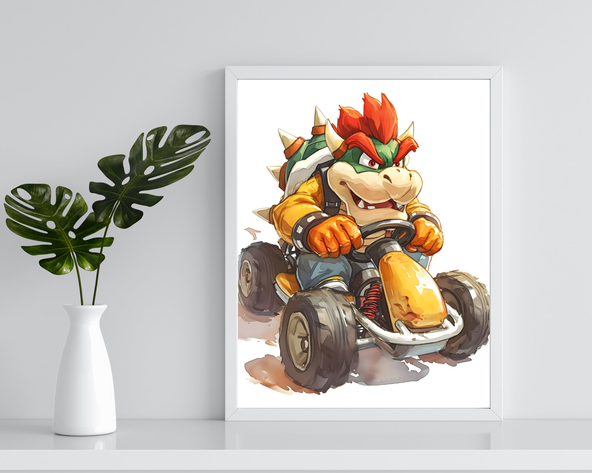Mario Kart Poster, Super Mario Art, Gaming Poster, Printable Wall Art ...